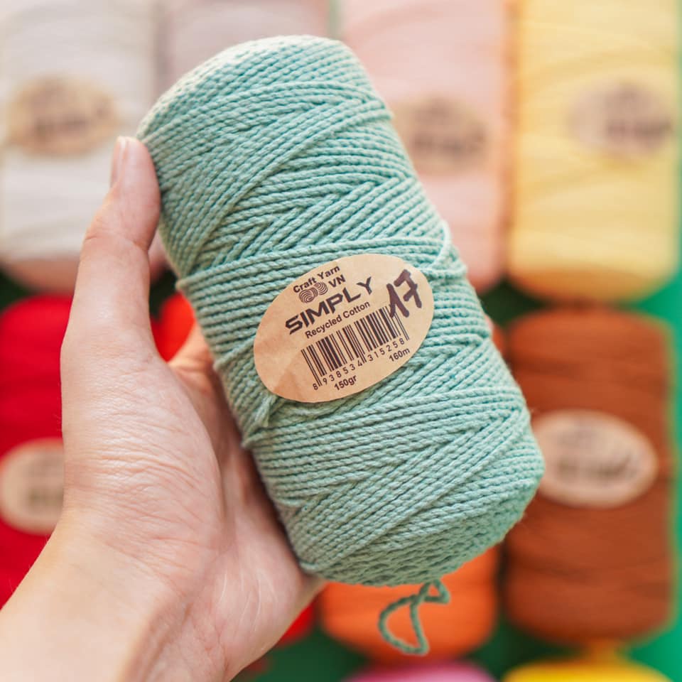 Craft Yarn Simply Hat/Bag Crochet Yarn [Wool Len Len Shop] | Shopee ...