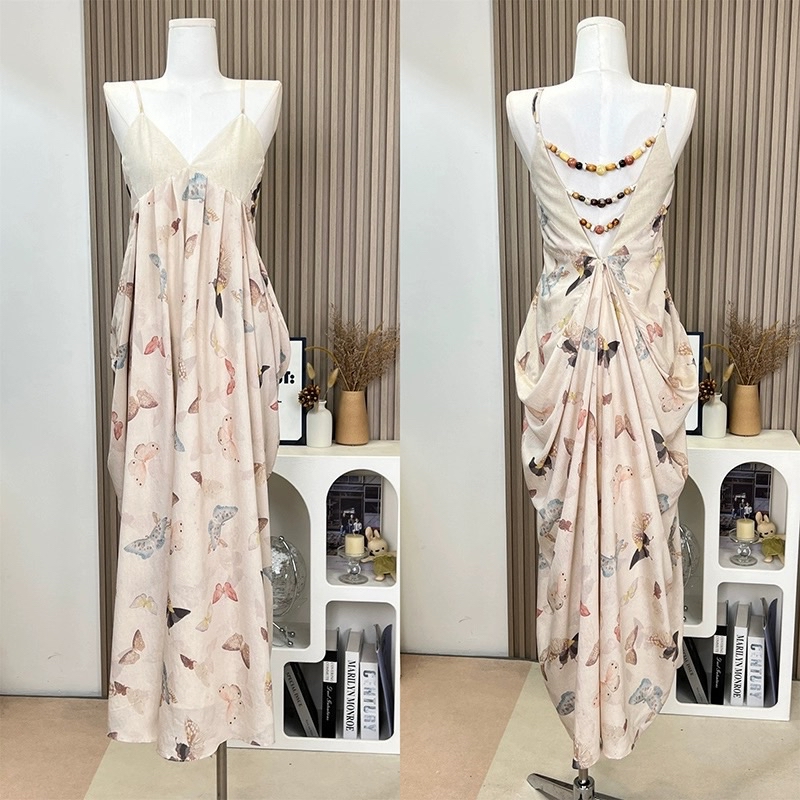 Seductive classic Butterfly maxi dress | Shopee Singapore