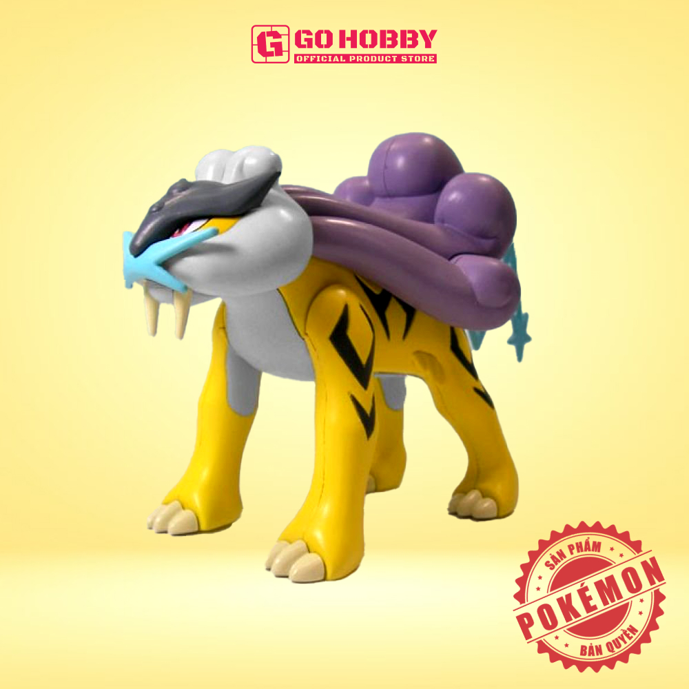 Pokepla 10 | Raikou | Pokémon assembly toy | Shopee Singapore