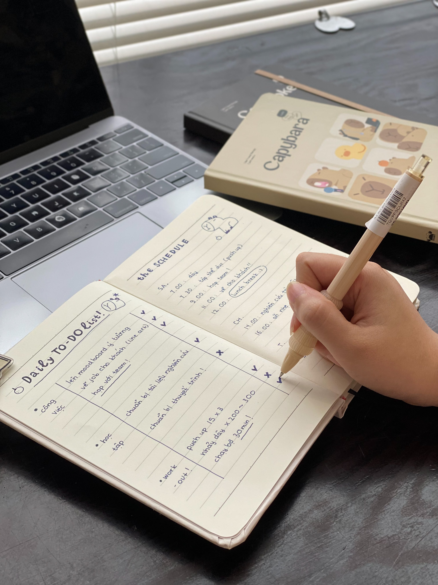 Cute Capybara horizontal notebook Crabit mini pocket notebook | Shopee ...