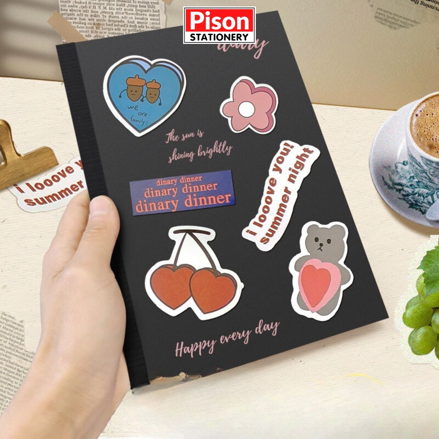 Pison vintage retro plain brown cover notepad | Shopee Singapore