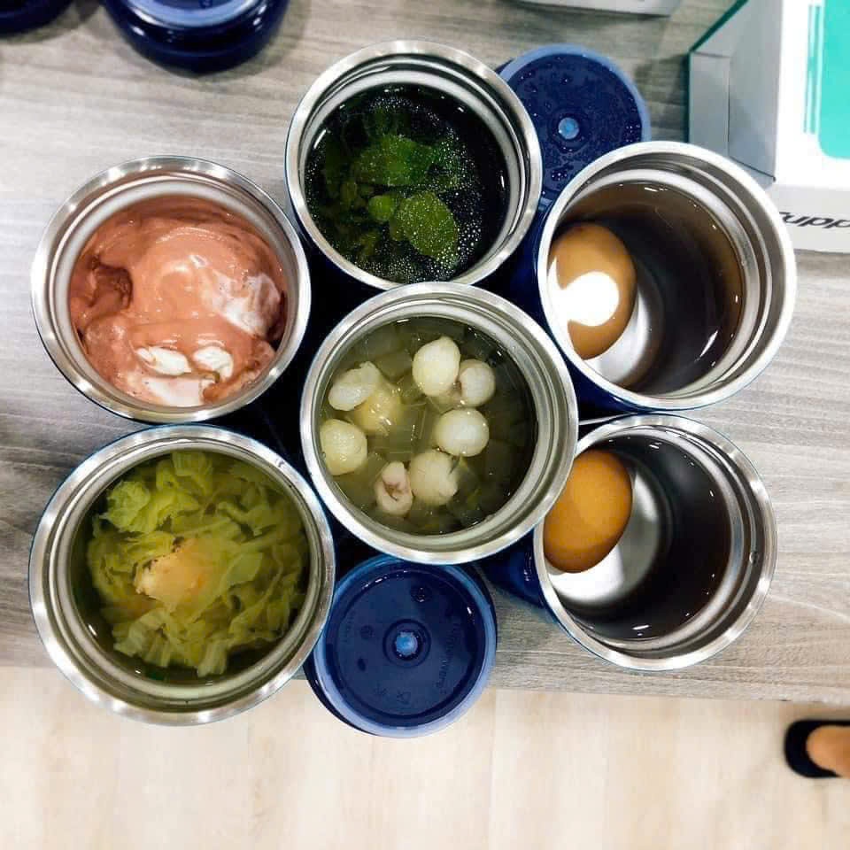 Tupperware Stacking Thermal Container 350ml/475ml (New Color) | Shopee ...