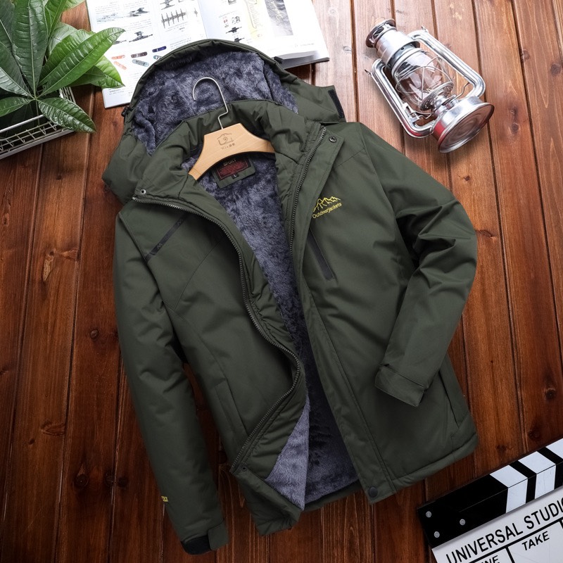 Men's WATERPROOFJacket [3 layers of fur lining] OUTDOOR, beautiful 2025 ...