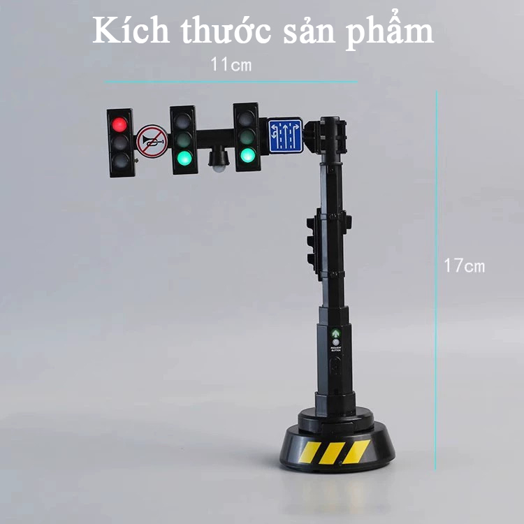 Kavy traffic light model with music and foldable self-running lights ...