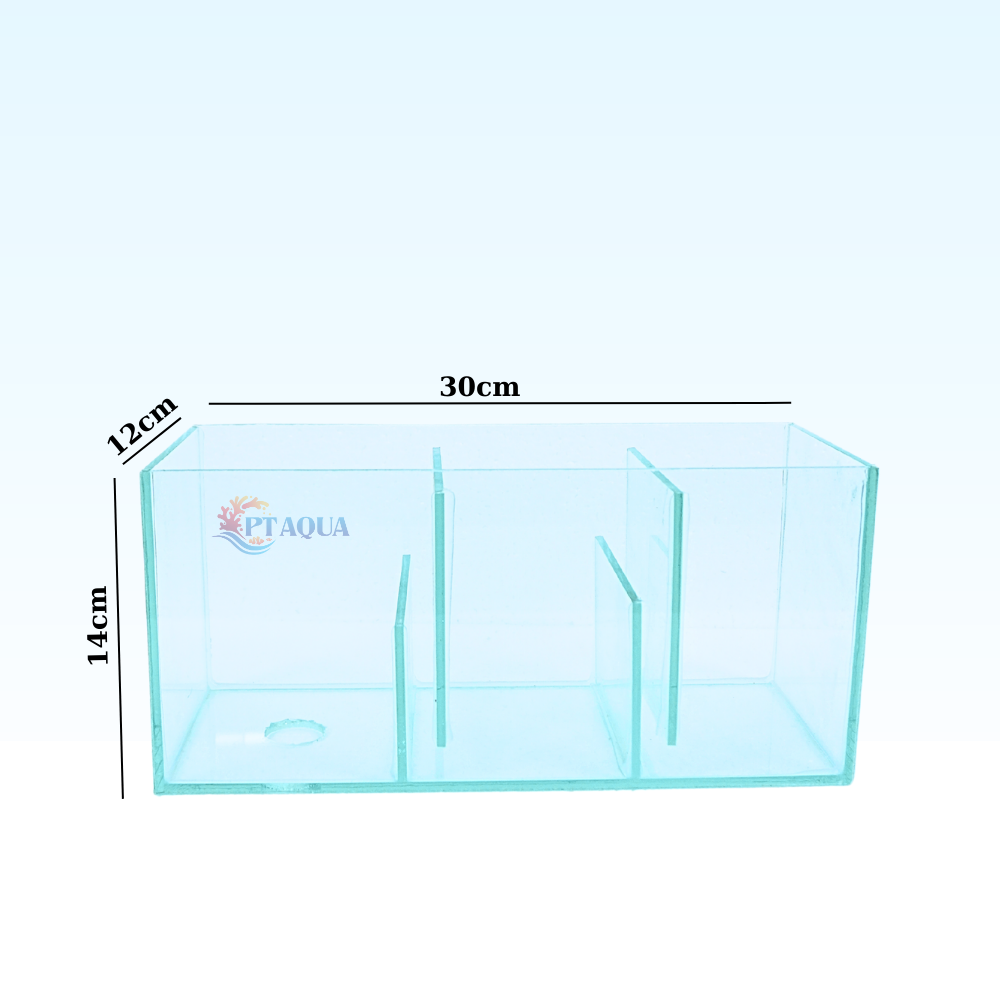 Glass Aquarium Overflow Filter 30cm 40cm 50cm Helps Purify Water to ...