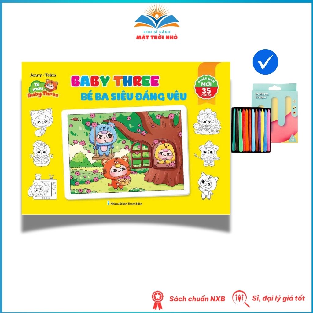 Book - Baby Three Coloring - Super Adorable Baby Three New Version 35 ...