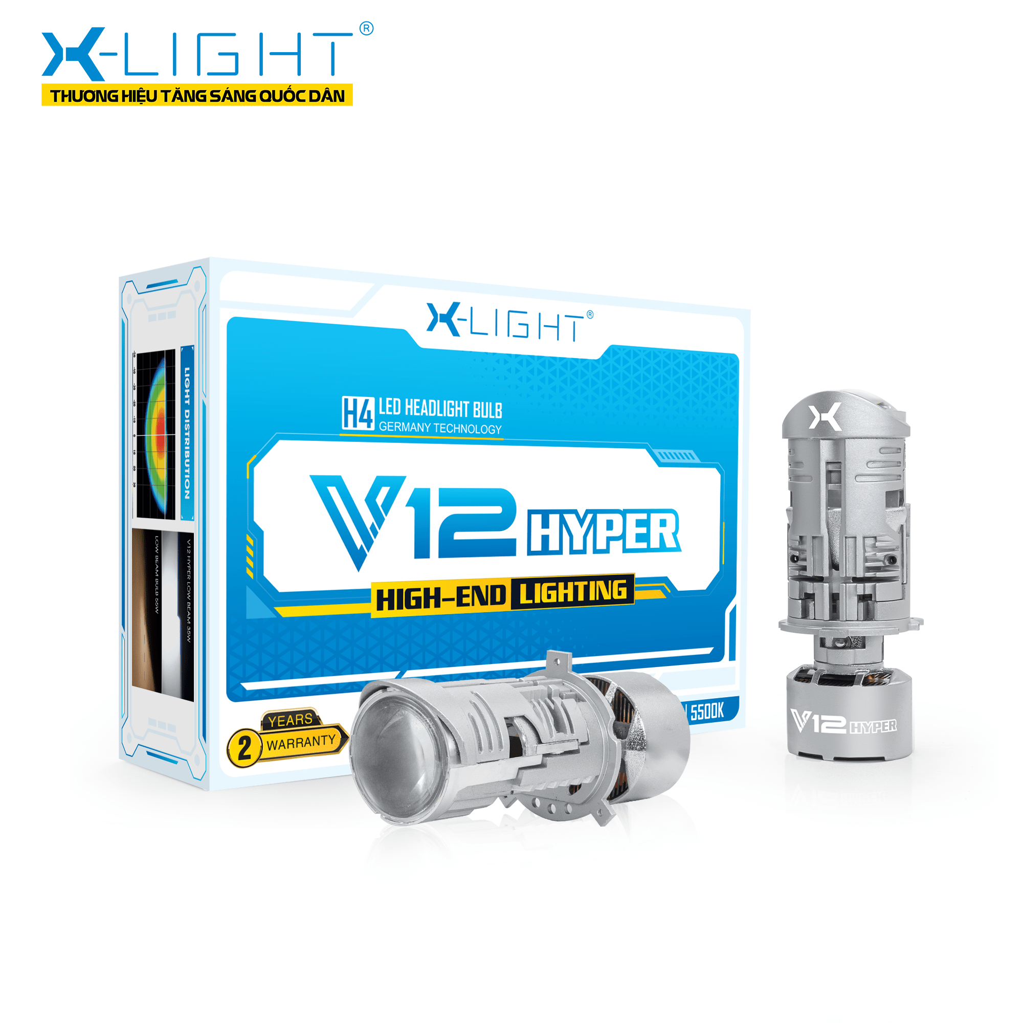 X-LIGHT V12 Hyper X-LIGHT V12 HYPER Led Headlight 50W Power Genuine ...