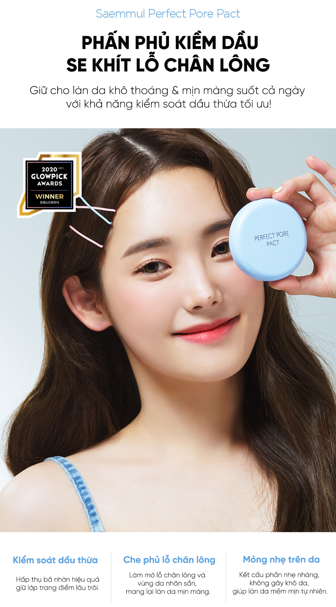 [THE SAEM] THE SAEM Saemmul Perfect Pore Pact (12g) | Shopee Singapore