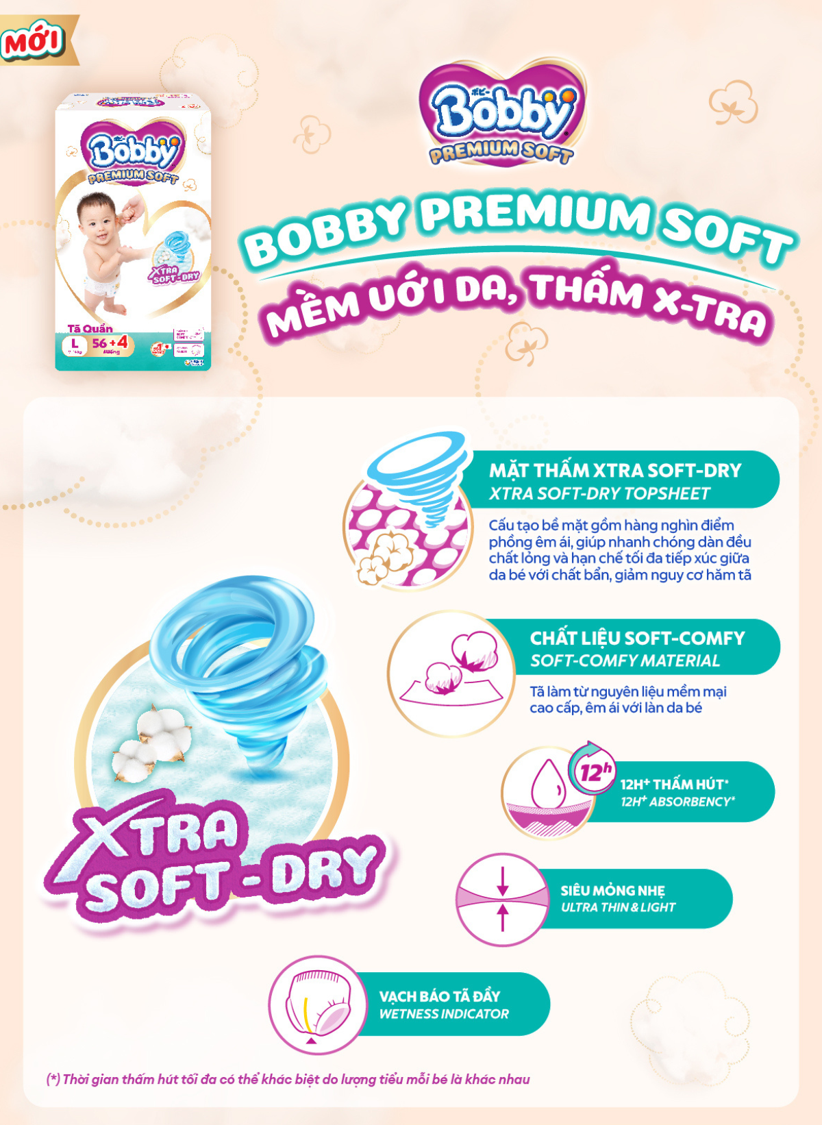 [NEW] Genuine Bobby Premium Soft Diapers and Pants – Soft and absorbent ...