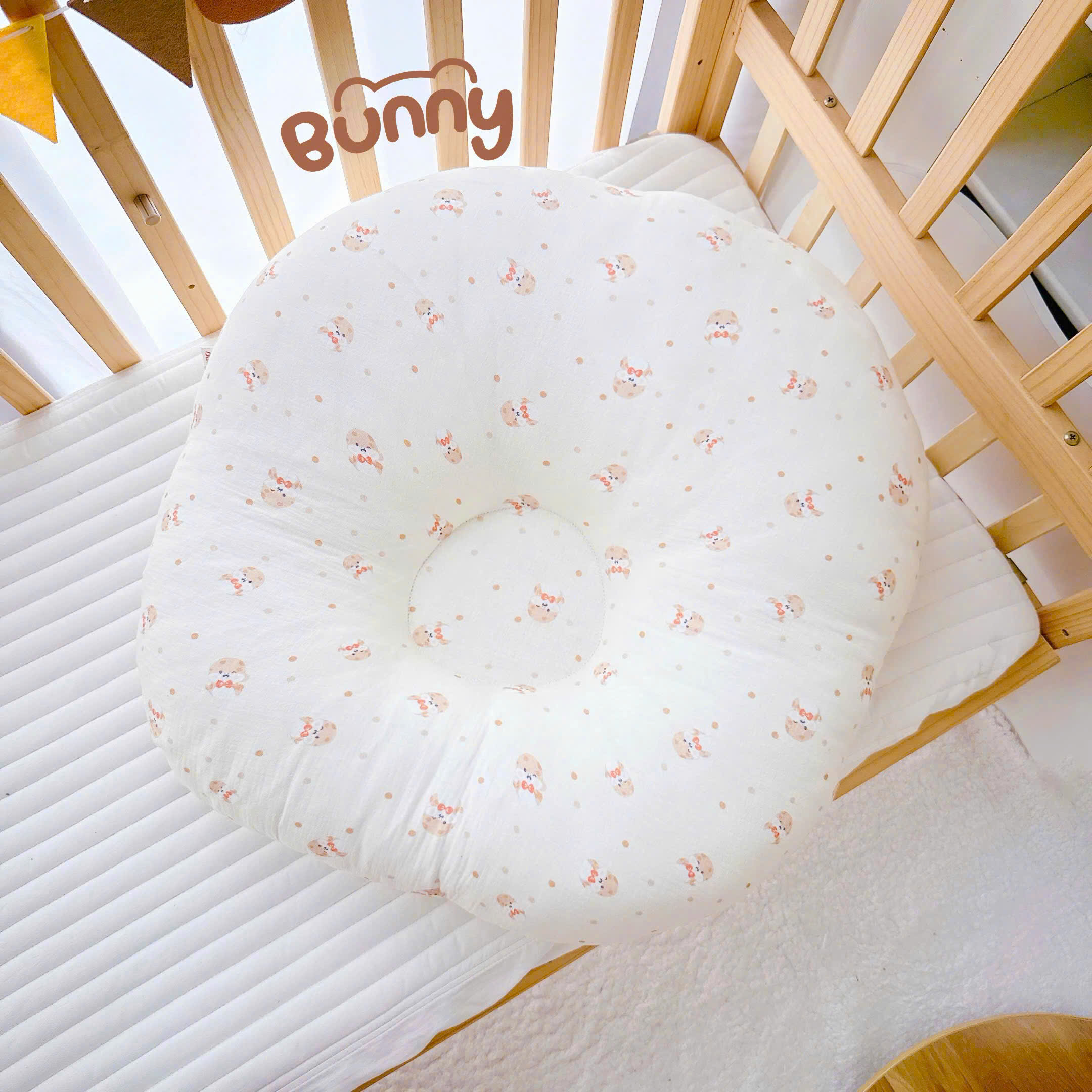 Kidworlds Bunny Anti-reflux Pillow Anti-reflux Cushion Muslin Bare ...
