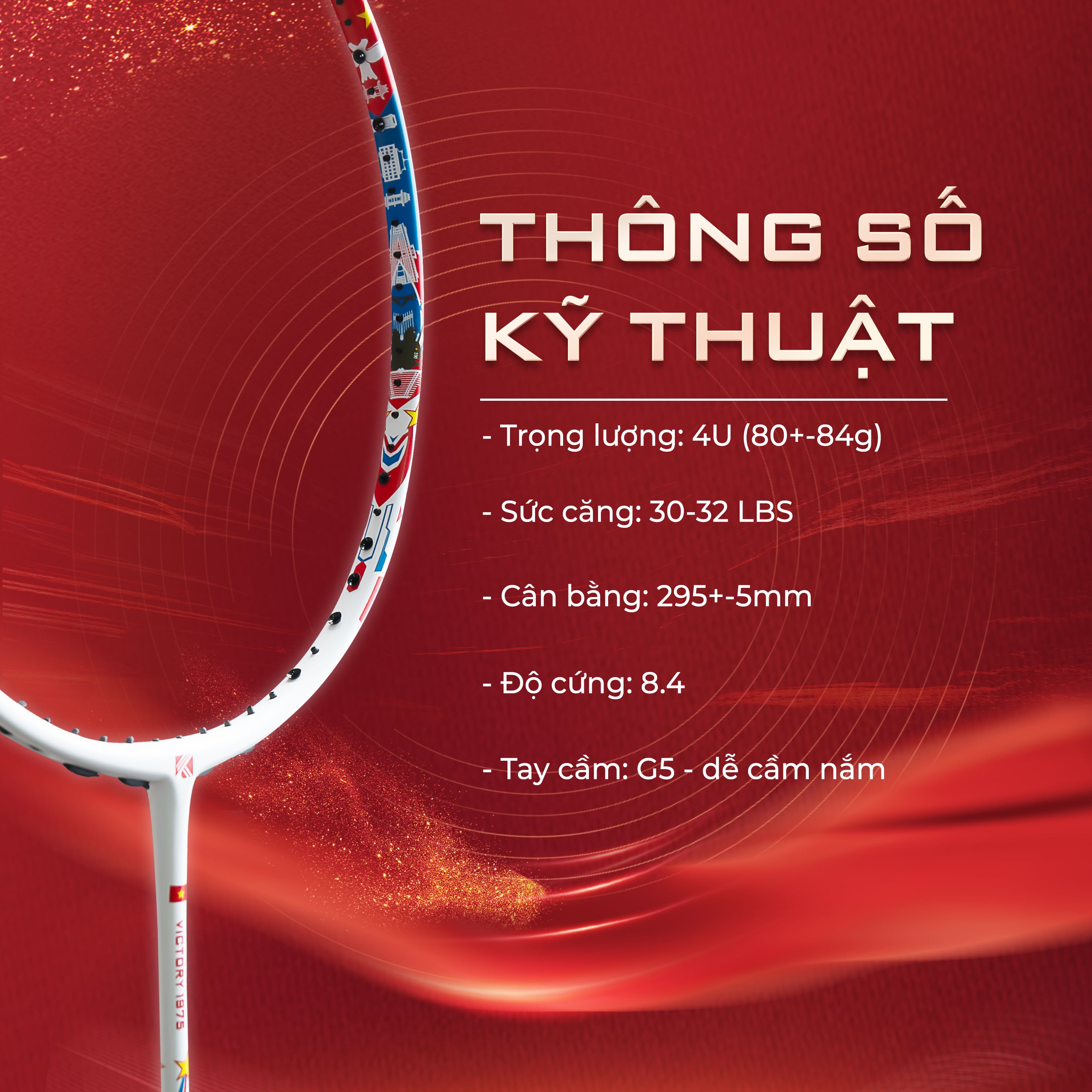 KUNO Victory 1975 Badminton Racket, Premium Carbon T800, 4U Powerful ...
