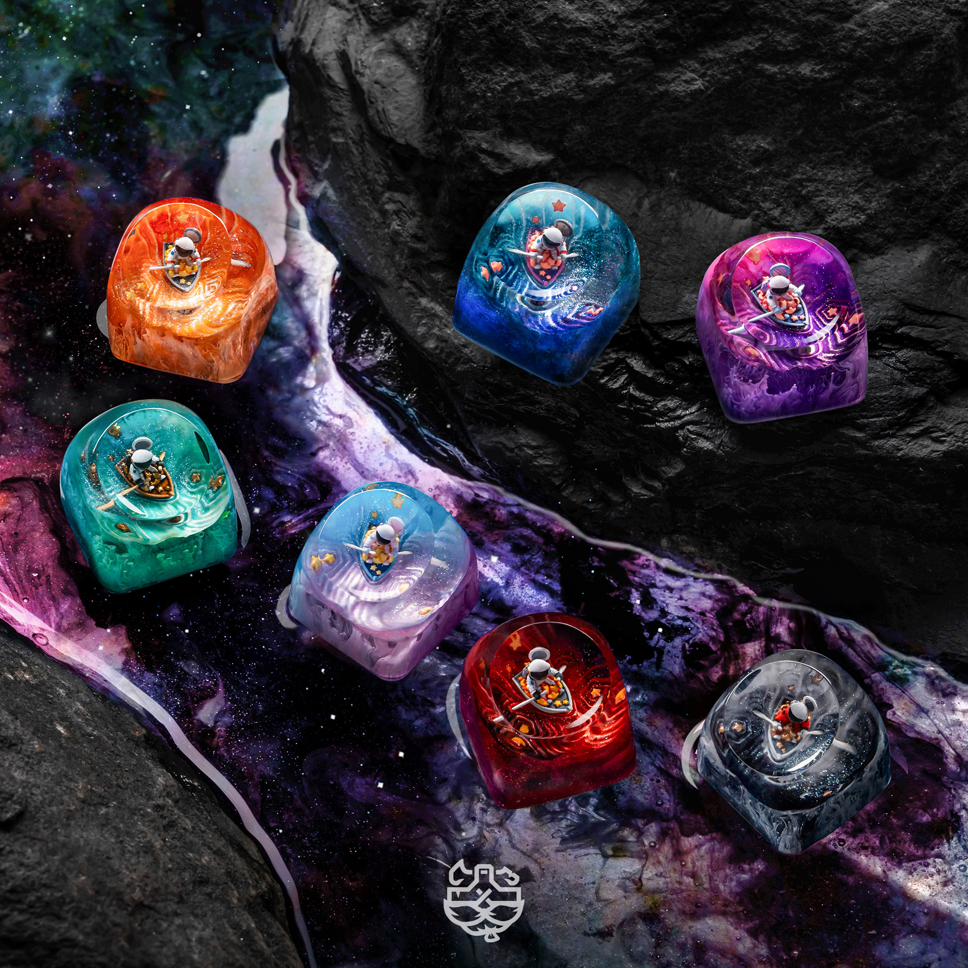 Dwarf Factory mechanical keyboard Artisan Keycap - Stardust | Shopee ...