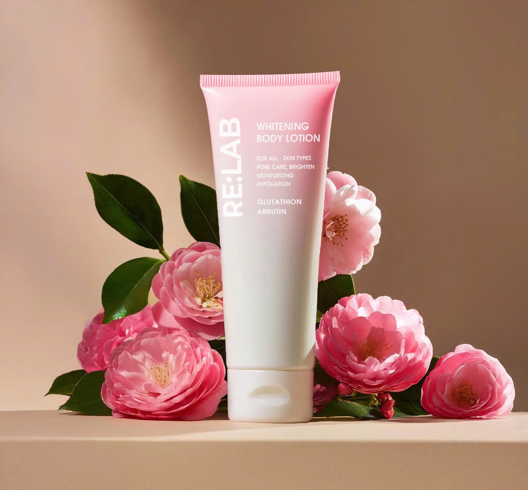 RE:LAB Whitening Body Lotion 200ml, Whitens skin tone, evens skin tone ...