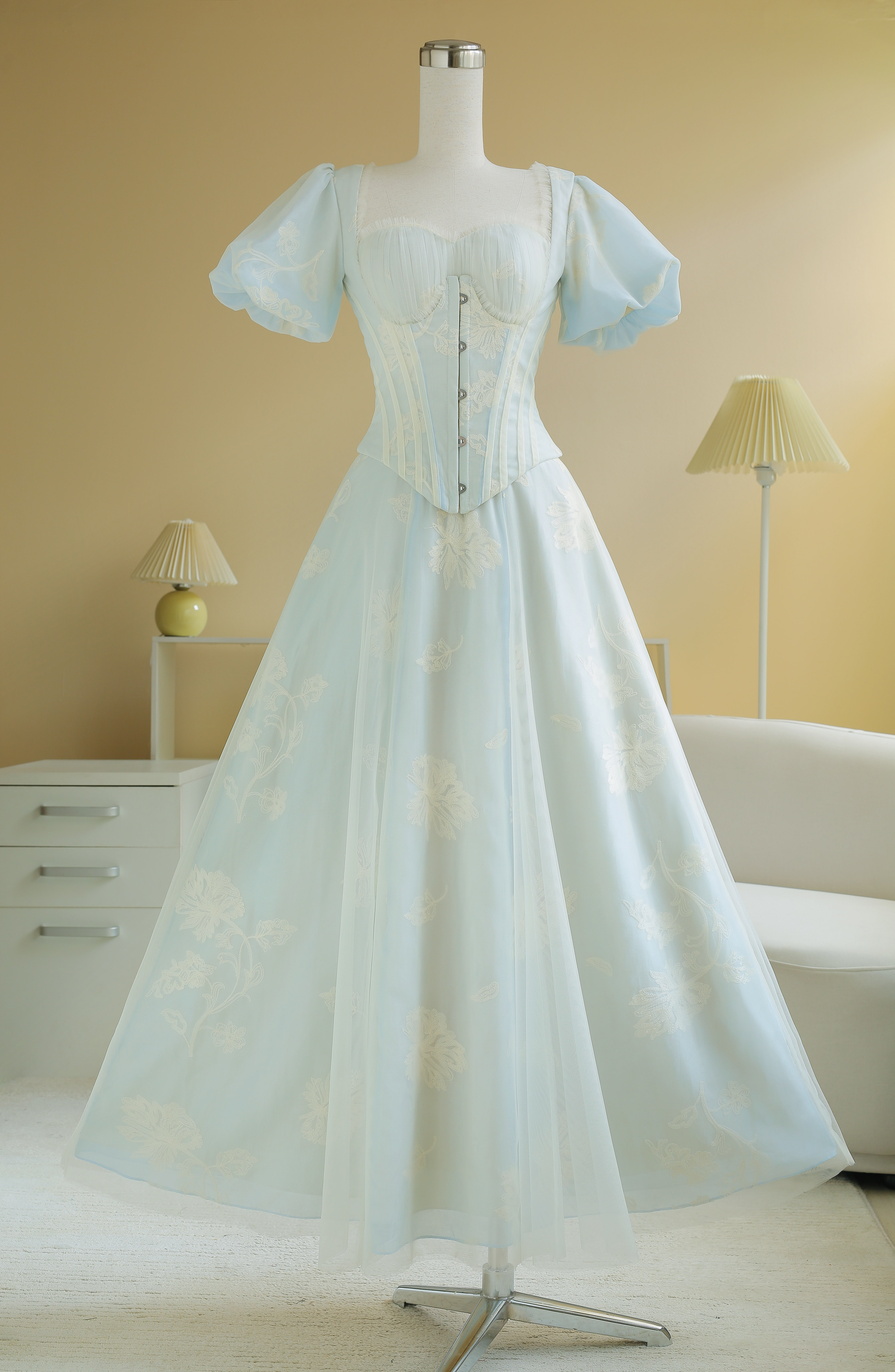 VINTAGE - EVANIE set of loose dress and corset that can be worn in many ...