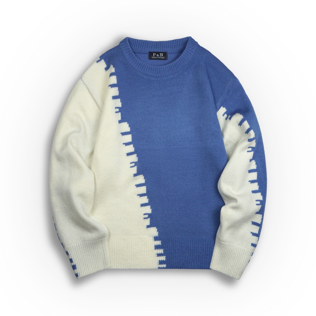 Men's long-sleeved sweater made of soft wool for warm wear. Men's ...