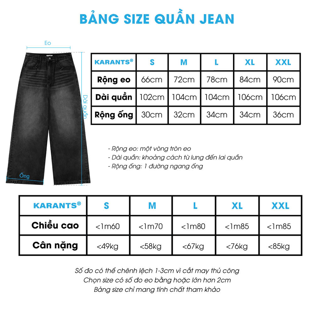 Bone Wash Karants Retro Local Brand Wide Leg Streetwear Hot Trend Jeans ...