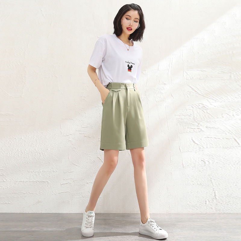 Doloxi Q143 high-quality Korean women's high-waisted wide-leg pants in ...