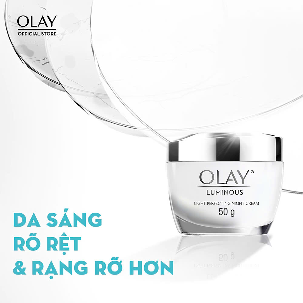 OLAY LUMINOUS LIGHT PERFECTING NIGHT CREAM 50G | Shopee Singapore
