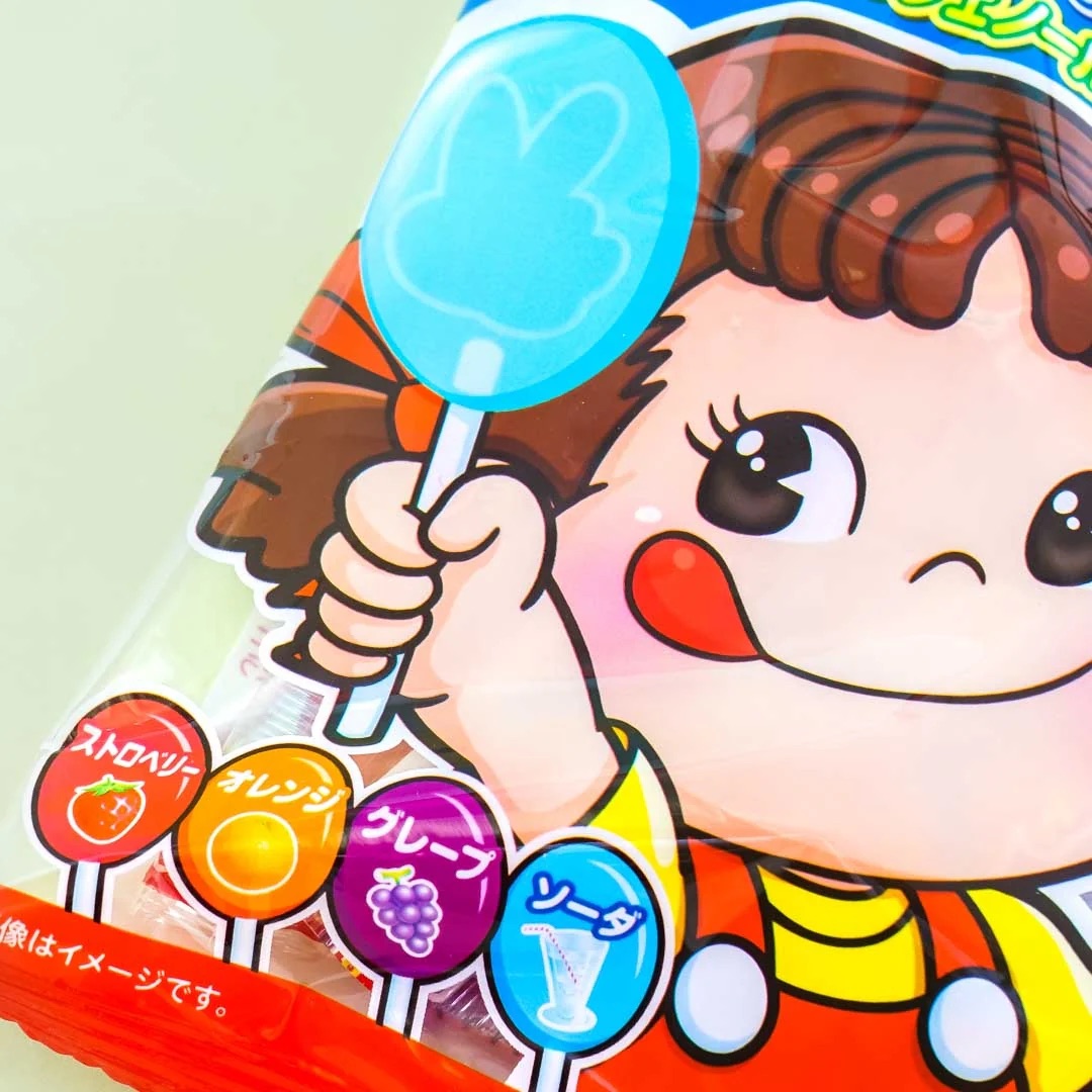 Japanese FUJIYA POP CANDY Anti-Cavity Lollipop – Girl Shaped Fruit ...