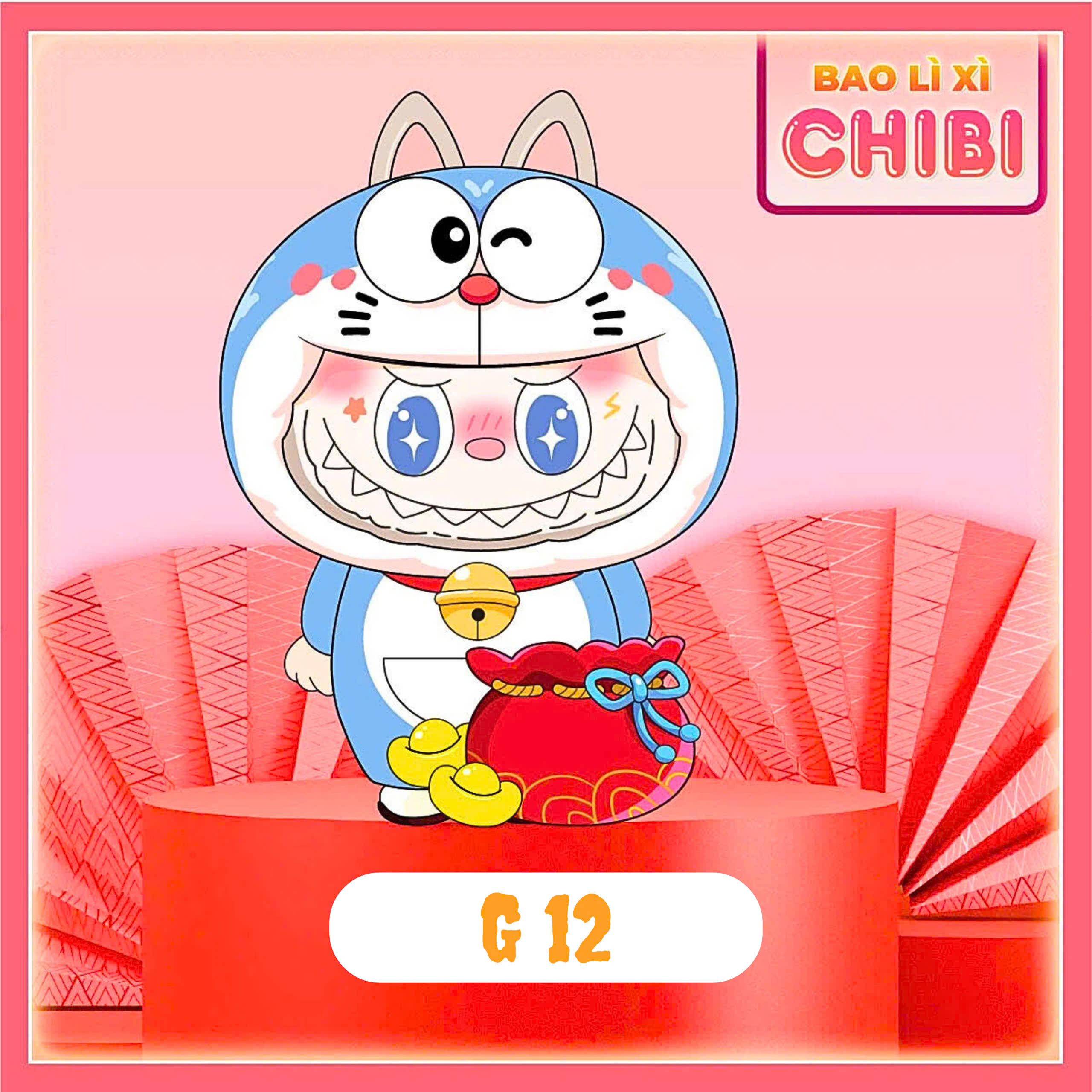 Combo 100 Lixi Envelopes Cartoon Chibi Red Envelopes CNY At Ty 2025 ...