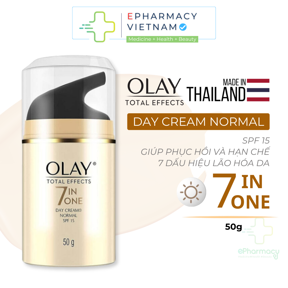 Olay Total Effects 7in1 Day Cream SPF 15 Limits Signs of Skin Aging ...