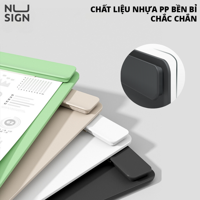 Nusign Vertical Signing Cover Size A4 Single Plastic Paper Storage File ...