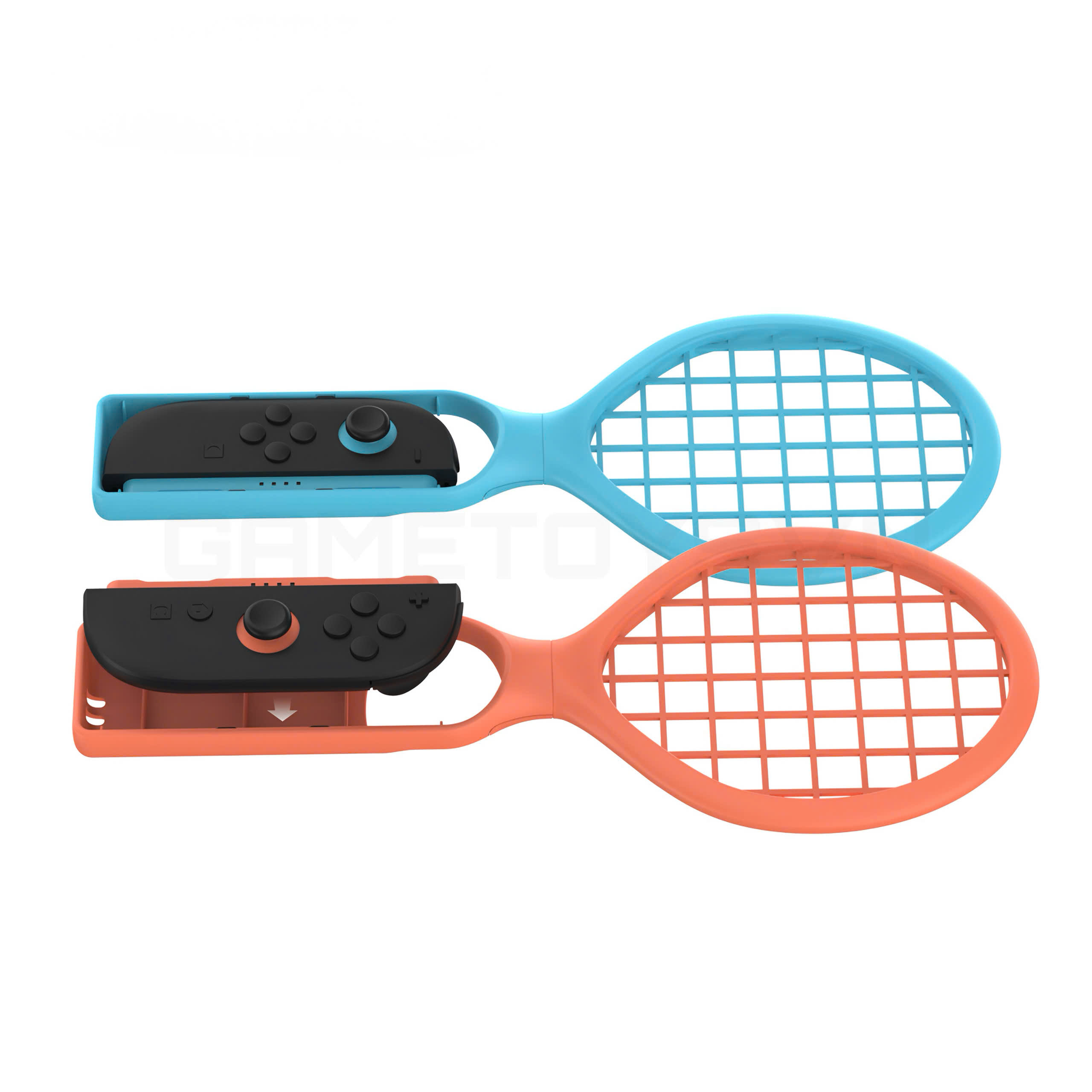 Combo of 2 Joy-con Tennis rackets to create a real feeling for Nintendo ...
