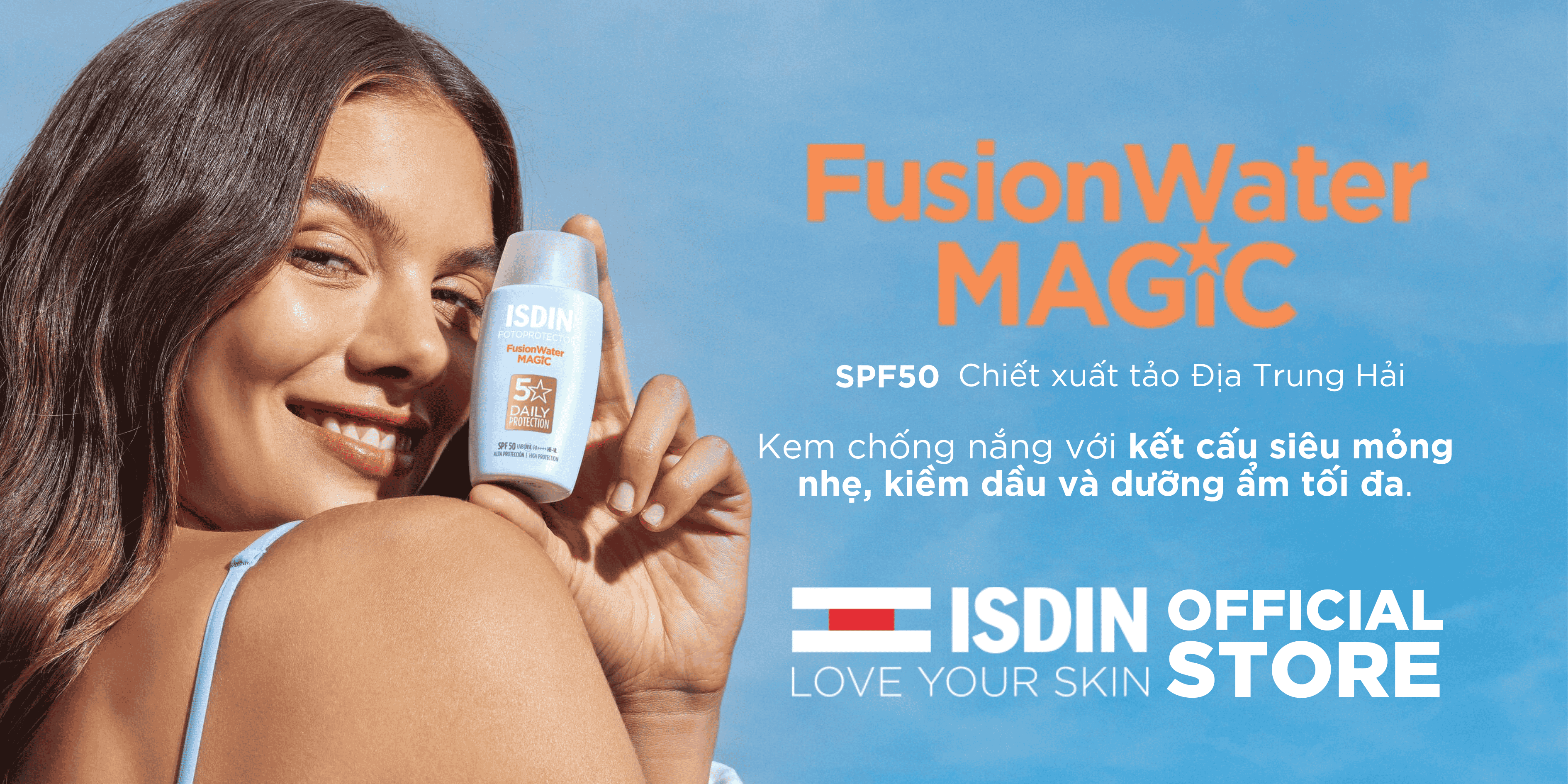 ISDIN Fotoprotector Fusion Water Magic Oil Control Sunscreen SPF50 50ml ...