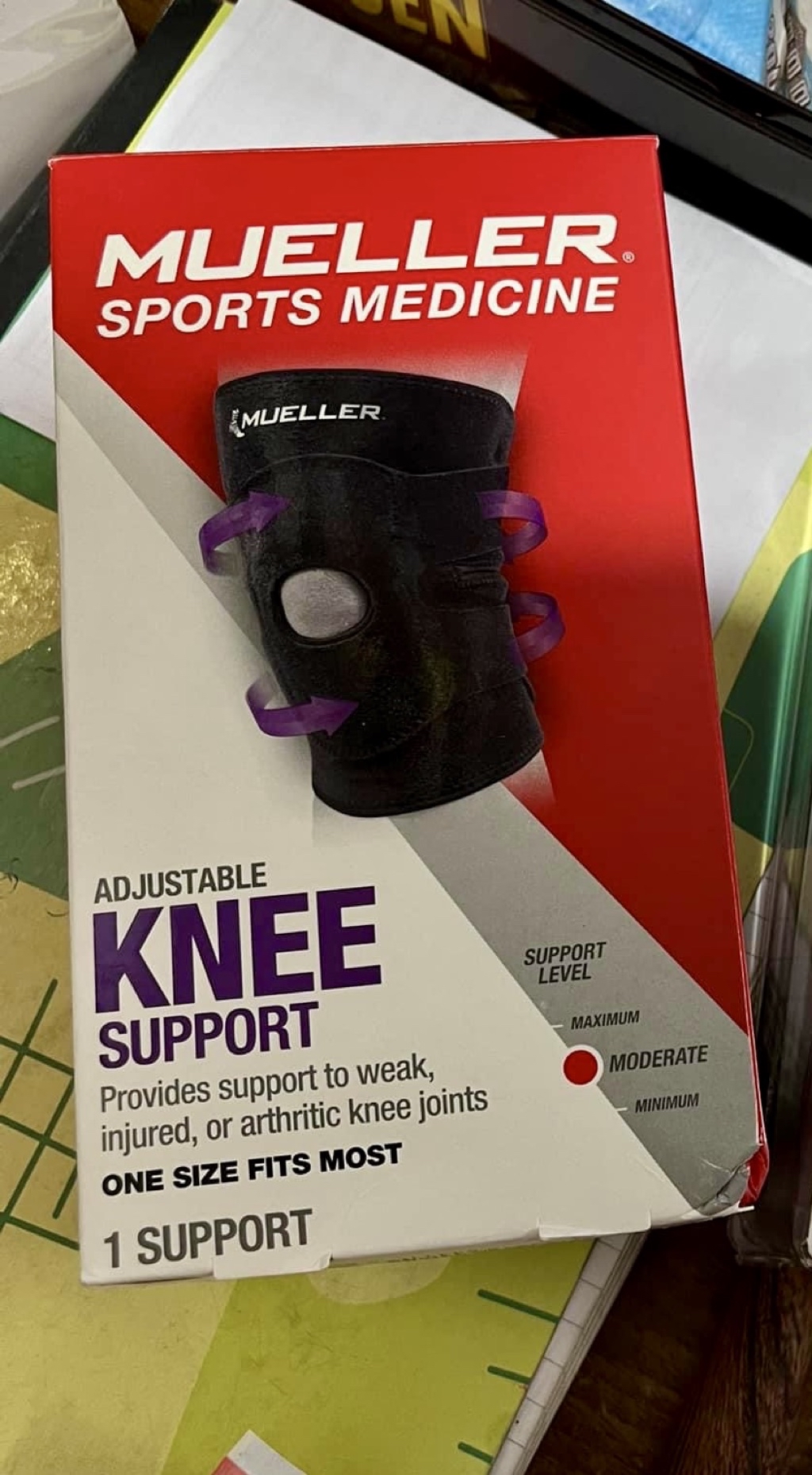 MUELLER SPORTS MEDICINE 6441 KNEE BAND (Freesize) | Shopee Singapore