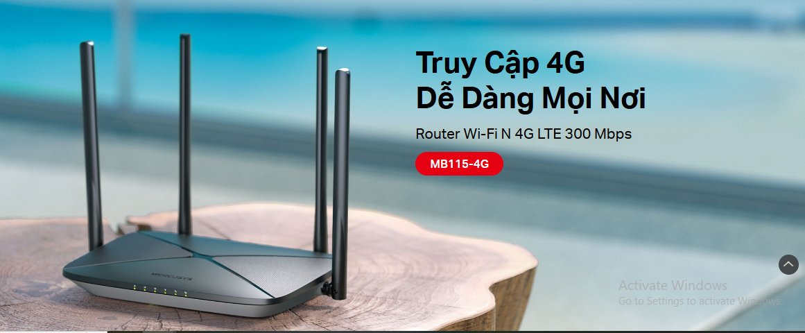 Mercusys MB115-4G / MB112-4G 4G Wifi Transmitter, 300M Bandwidth, Genuine WAN, LAN Port ...