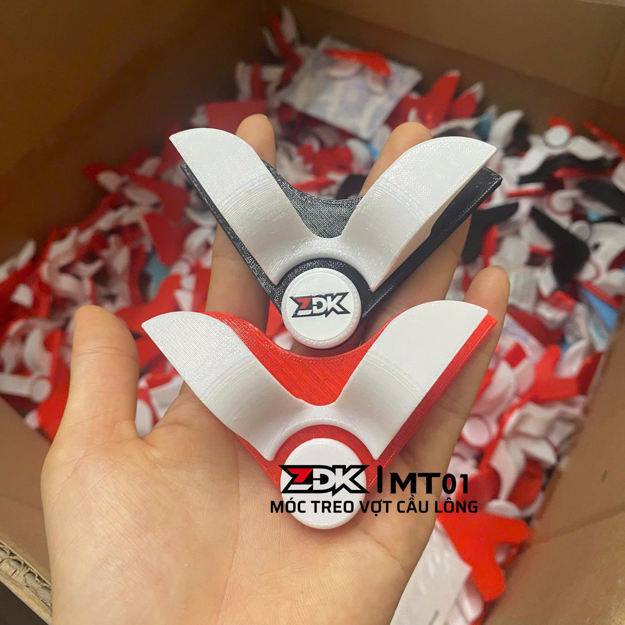 Wall mount, Badminton racket mount, ZDK MT01 badminton racket hanger ...