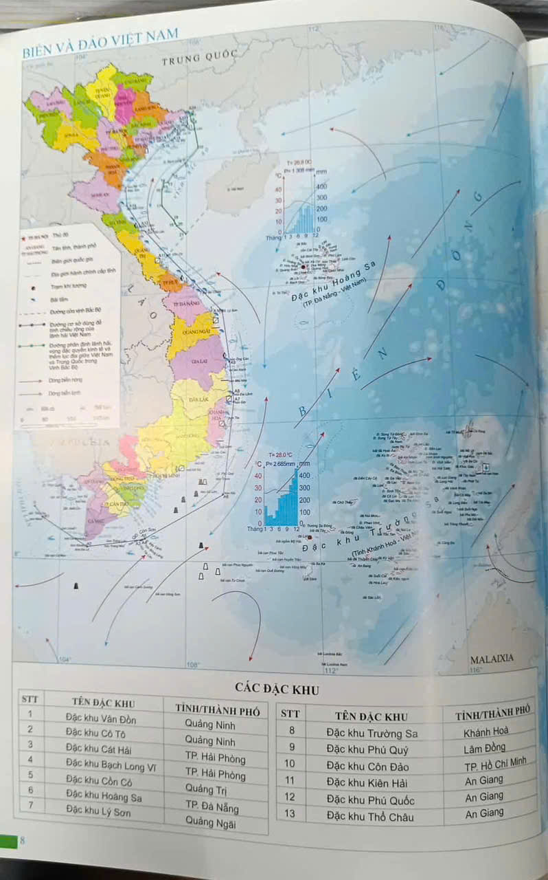 Book - Vietnam Geography Atlas - 34 Administrative Units (revised in ...