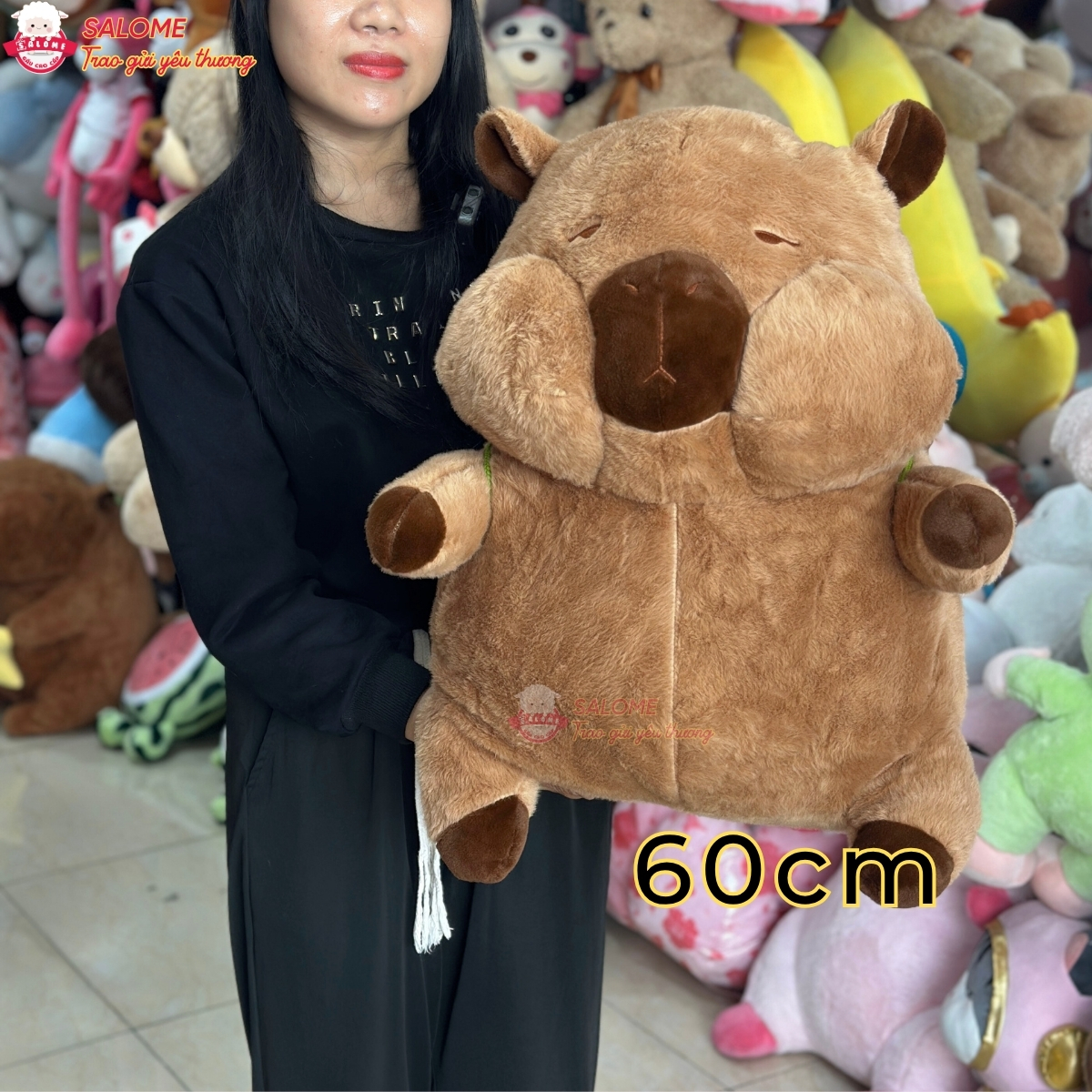 Capybara Teddy Bear Wearing bag Giant Turtle Guinea Pig Cheeks Cute ...