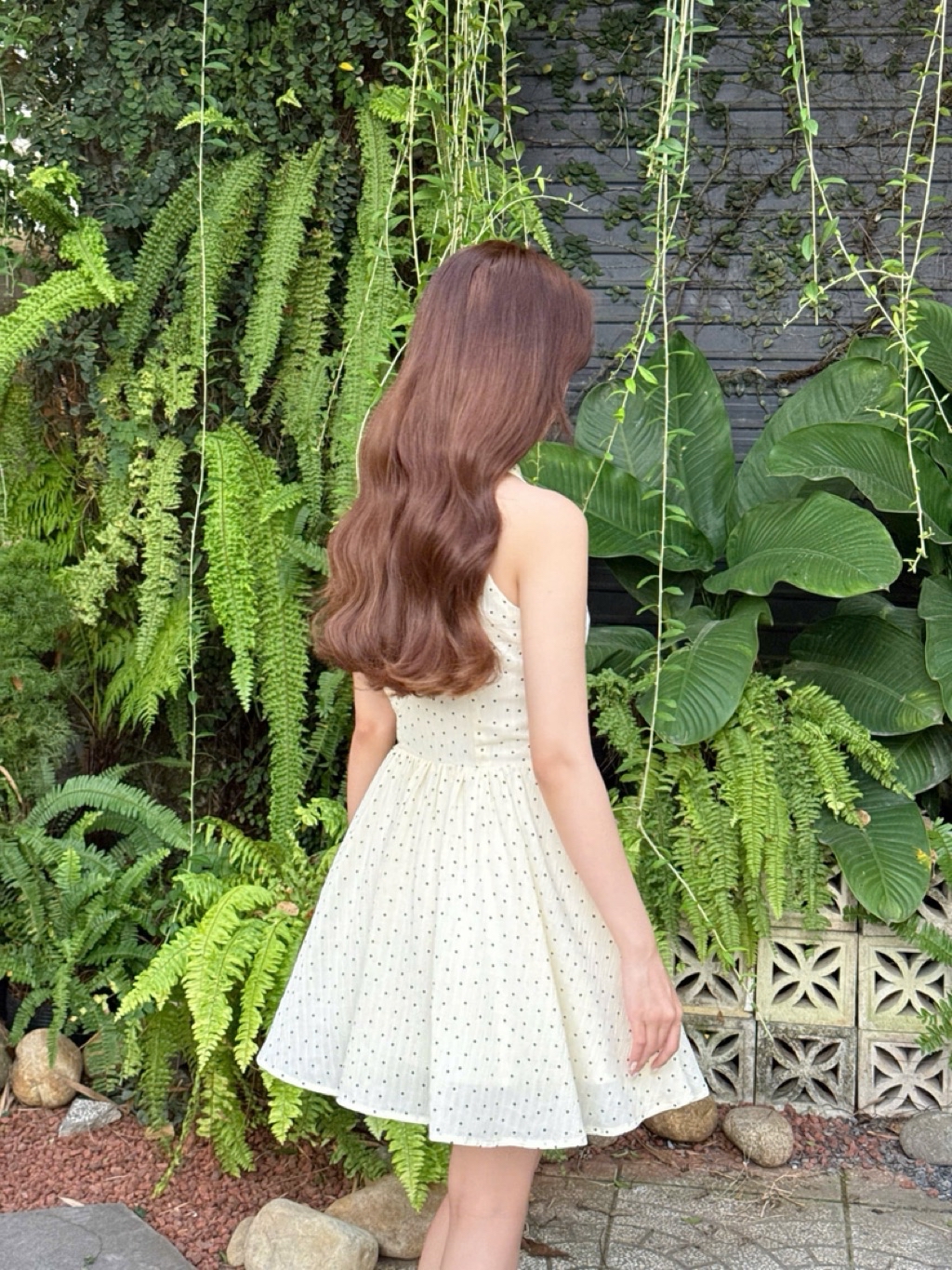 TONI CHOPPI Daisy dress with Peter Pan collar | Shopee Singapore