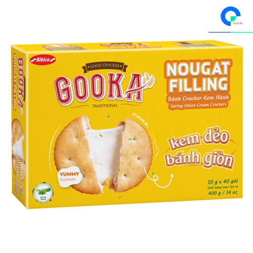 Gooka Cracker Nougat Filling (Onion; Algae; Coconut Durian) - Bibica ...