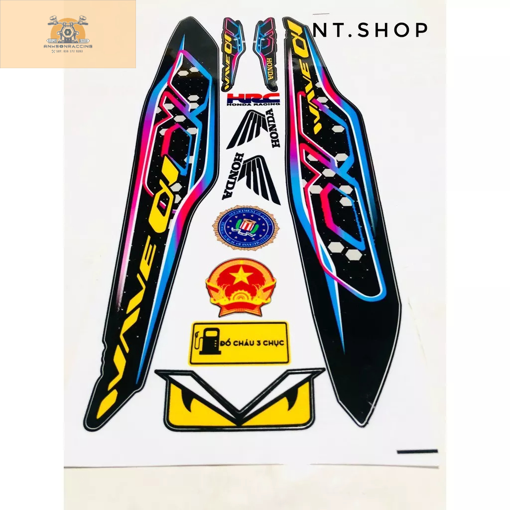Wave Alpha 50cc - 100cc Removable Stamp - 2022 Model Stamp | Shopee ...