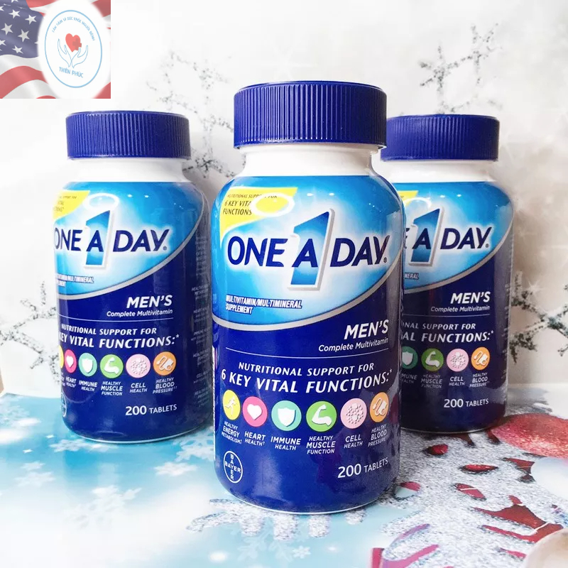 [Go Air - Enough BILL] - ONE A DAY Multivitamin MEN Oral Tablet For MEN Under 50 Years Old 200 ...