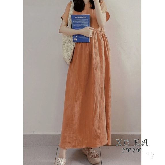 Muslin dress (new pattern) | Shopee Singapore
