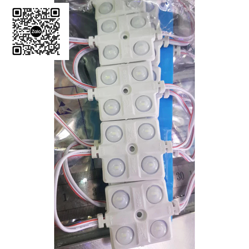 Led Module 4 Super Bright Convex Bulbs - String of 20 Clusters | Shopee ...