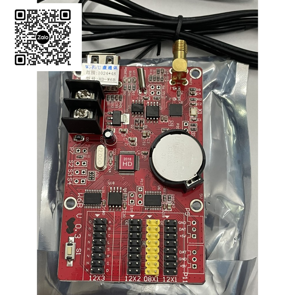 W6b Wifi HD Led Card - W6B Wifi HD Matrix Led Circuit - W6B Wifi Matrix Led Control Circuit ...