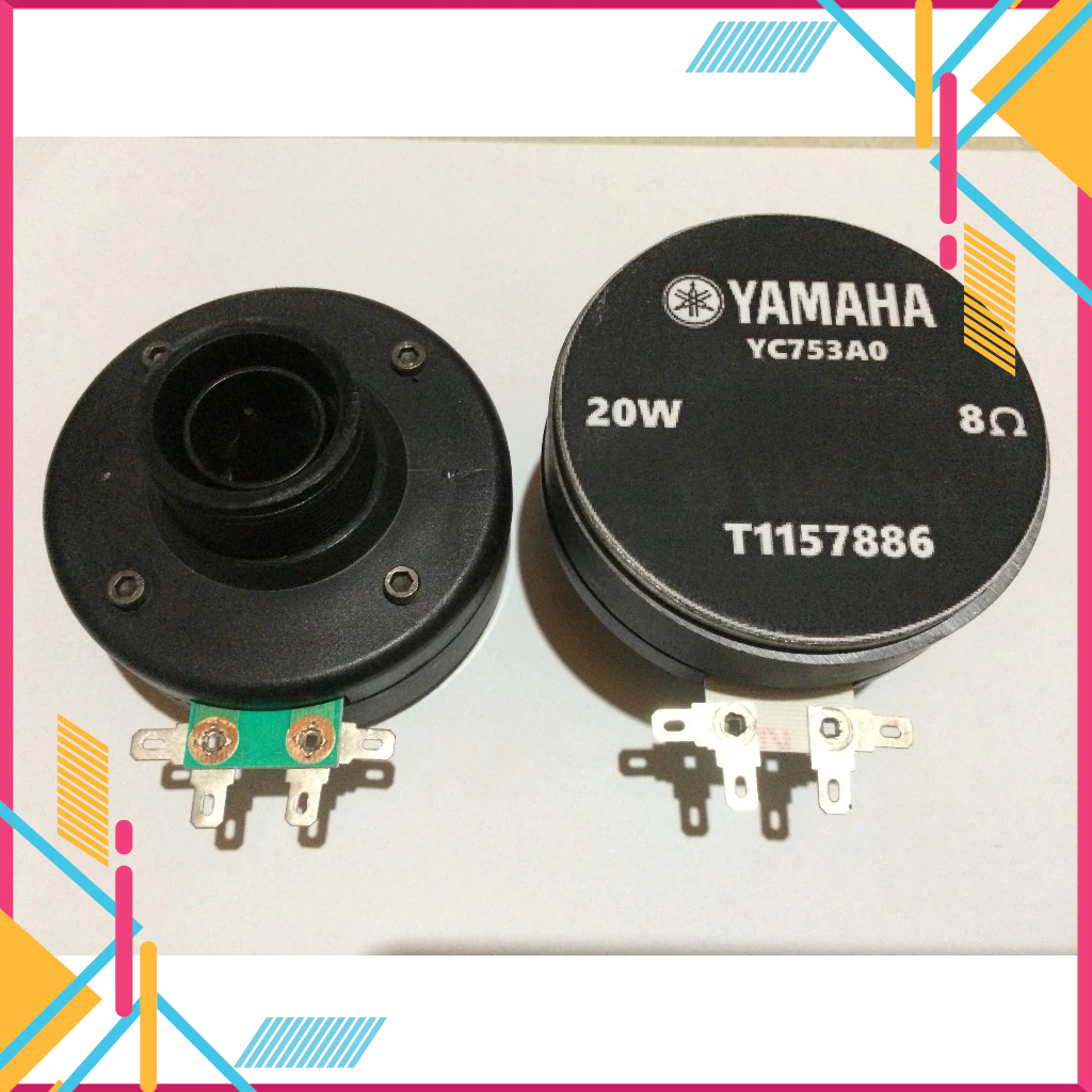 Yamaha F80 treble speaker set with funnel :(1 trumpet + 1 funnel ...