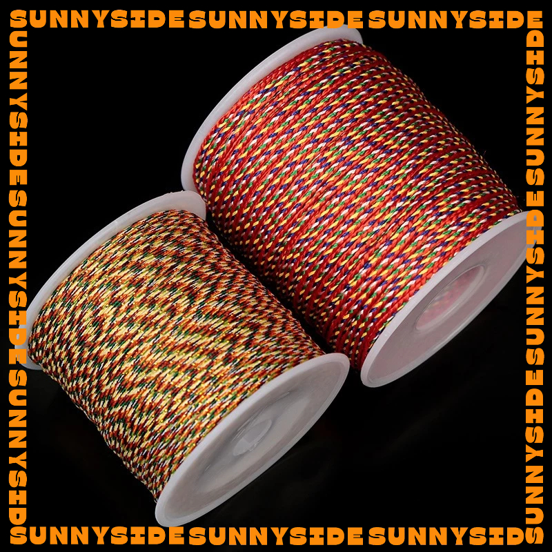 15m Five-Color Tibet String Type 1 Knitting Bracelet Lucky Bracelet ...