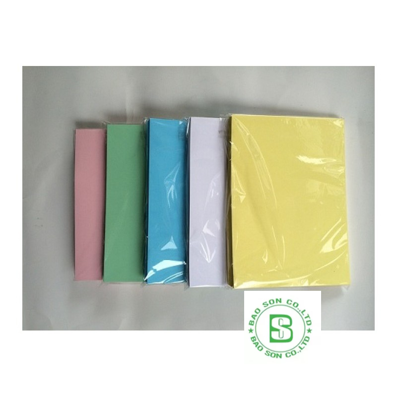 A4 cardboard 180gsm, A4 color cardboard, A4 color paper (green - blue ...