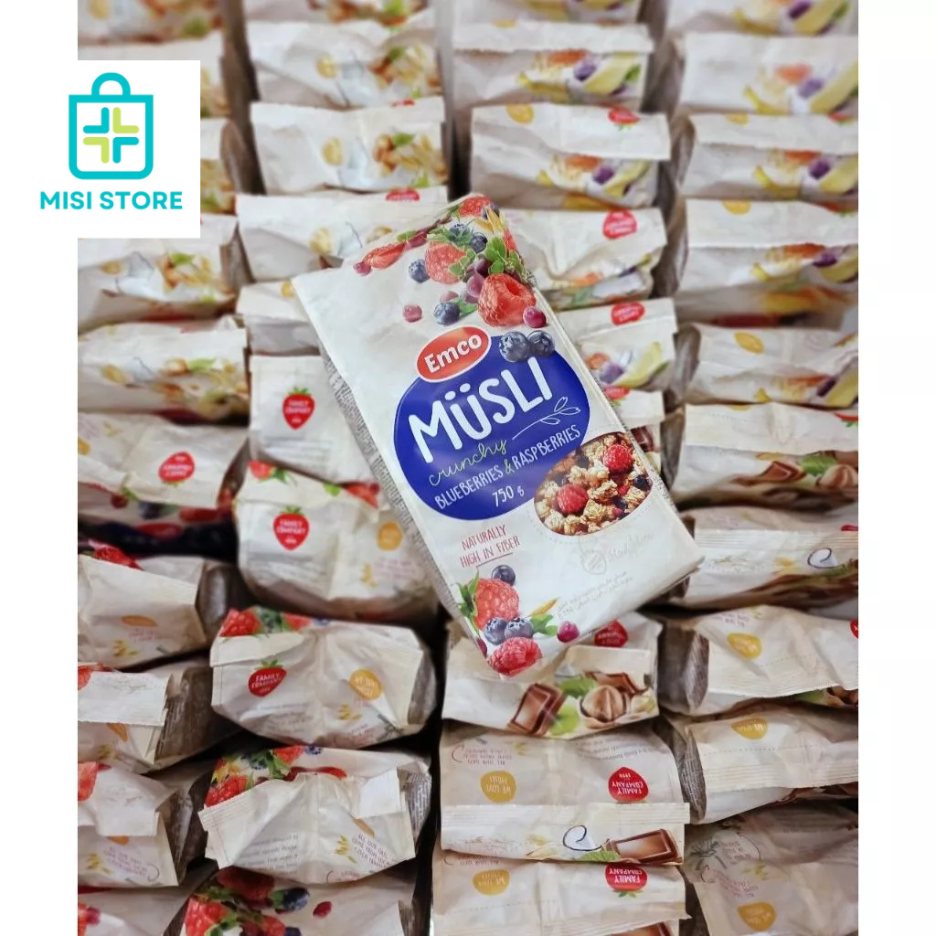 (date T4 / 2025) Emco MusLi Germany Cereal 750g Mix Crispy Instant ...