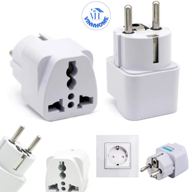 3-pin Round To 2-Pin Conversion Plug, Adapter Socket According To ...