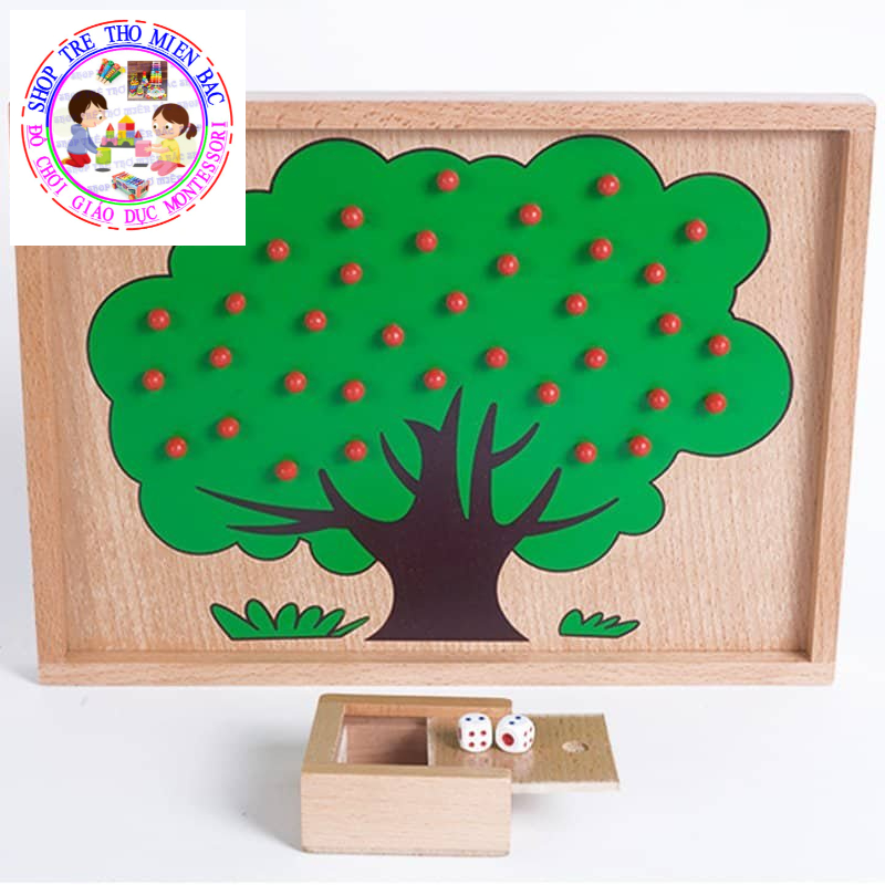 Standard version - Montessori Apple counting lesson (Apple counting ...