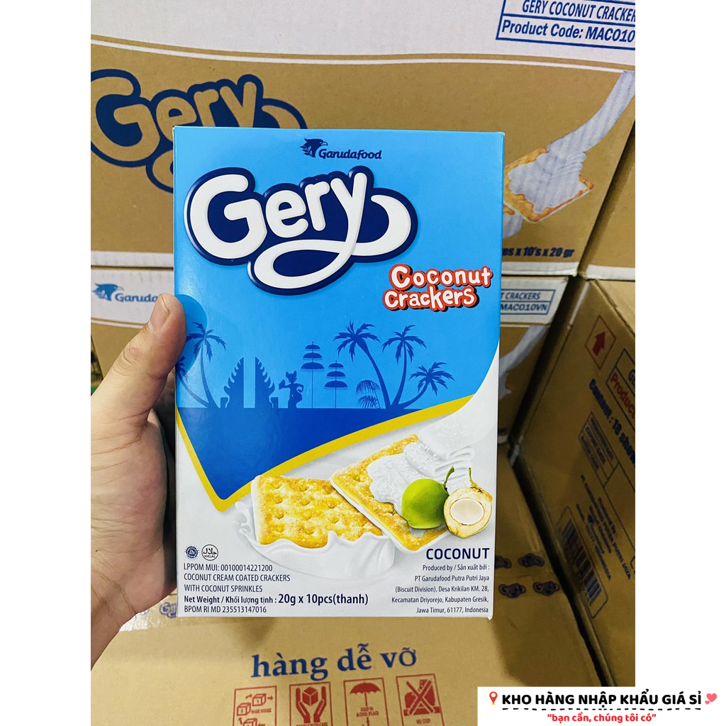 Gery Coconut Crackers Box 200G (Gery Coconut Crackers) | Shopee Singapore