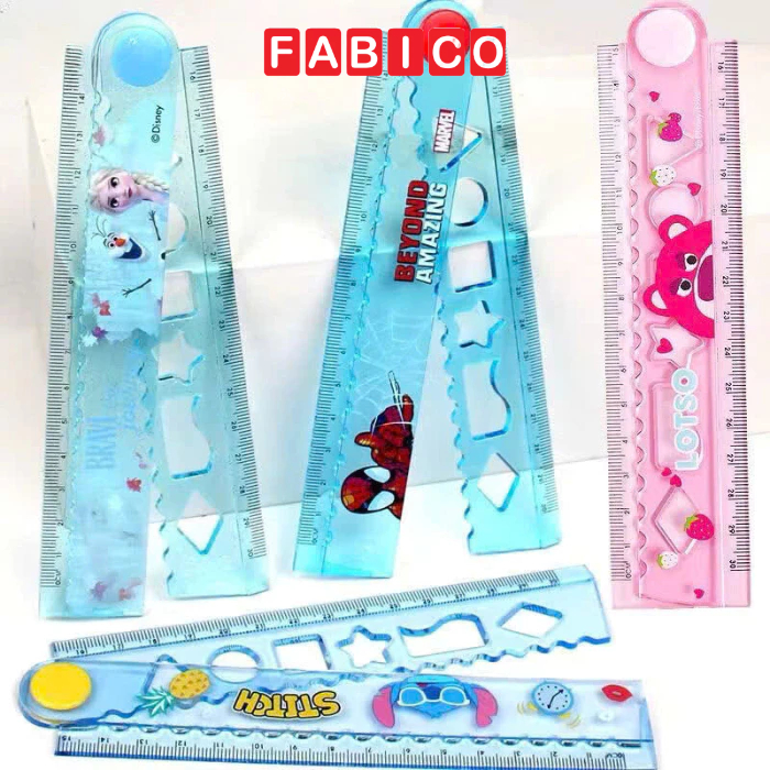 Disney Folding Ruler 30CM Multifunctional Student Ruler with Many Cute ...