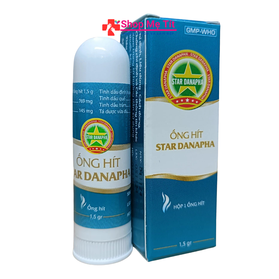 Danapha Golden Star inhaler reduces nasal congestion, runny nose, cough ...