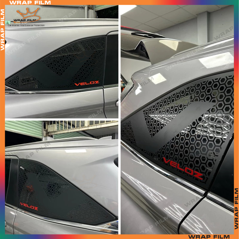 Glass stickers for Toyota Veloz, Avanza (set of 2 sides, free sticker ...